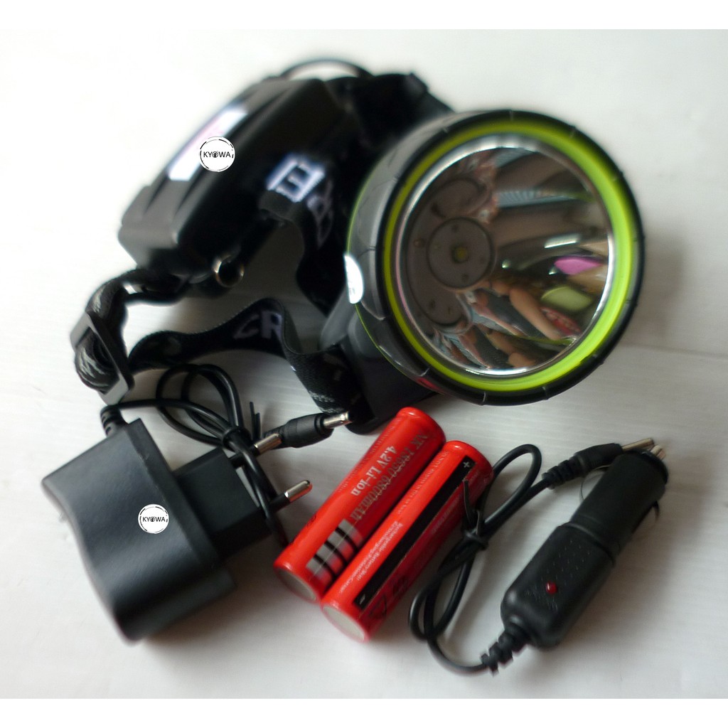 LED RECHARGEABLE HEAD LAMP WHITE | Shopee Singapore