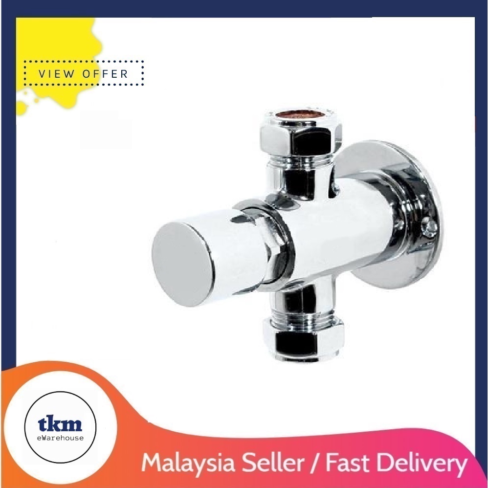 Wall Mounted Self Closing Exposed Urinal Flush Valve SHower Valve / FlushValve / Time Delay 3-5 ...
