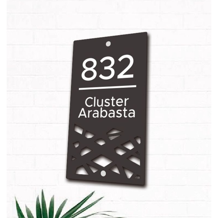 Embossed House Number, EXCLUSIVE House Number, MODERN House Number ...