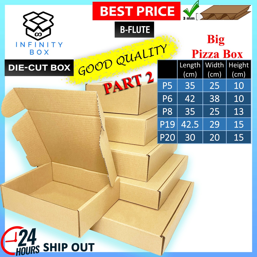 #2 Big Pizza Box Mailer Box - Direct Factory Price - DIE-CUT Packaging ...