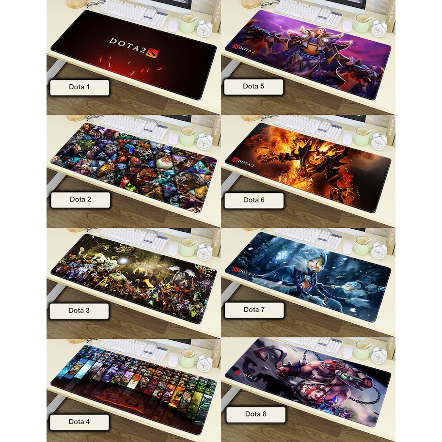 Dota One Piece Large Thickened Desktop Table Keyboard / Mouse Pad Dota ...