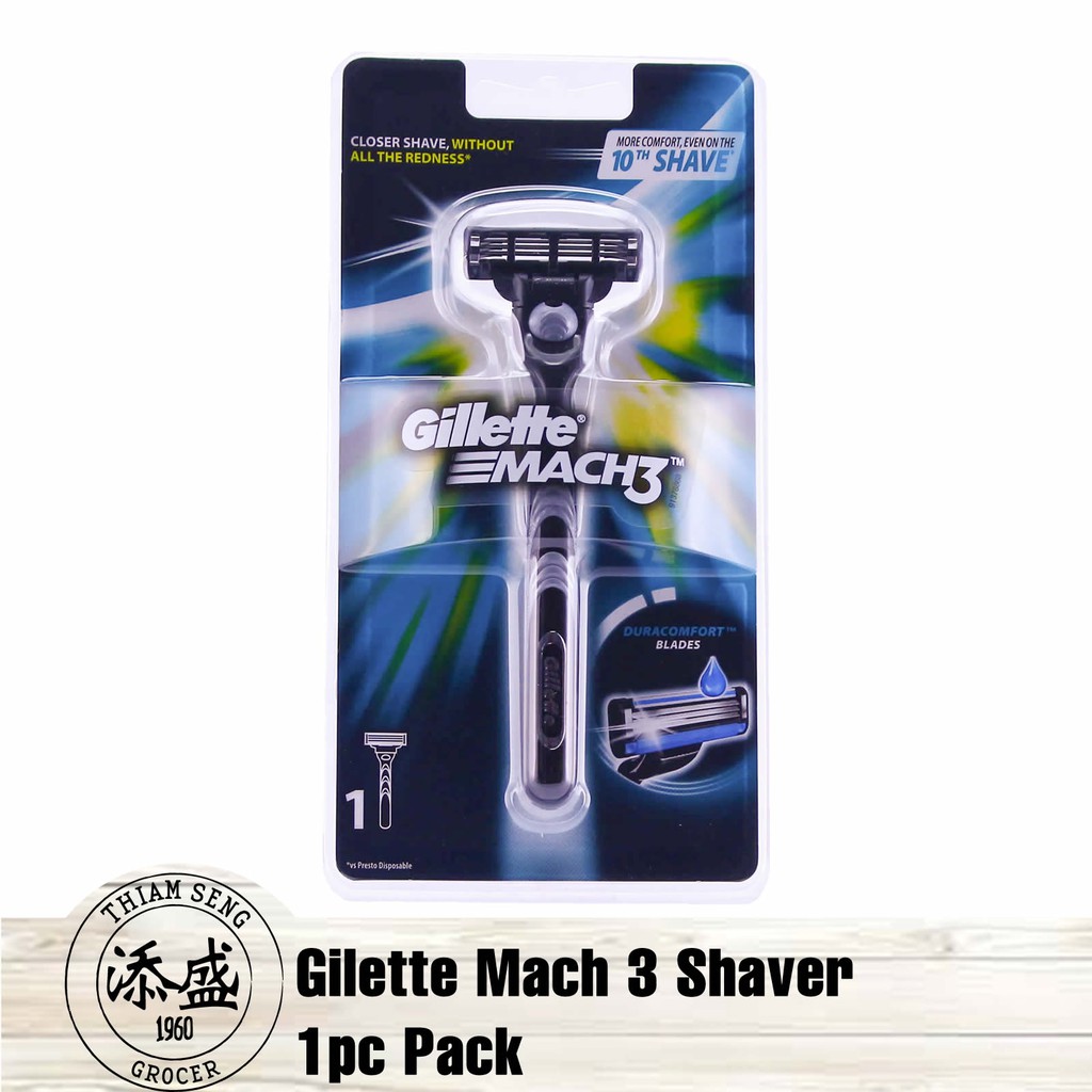 Gillette Mach 3 Shaver Disposable Blades | Shopee Singapore