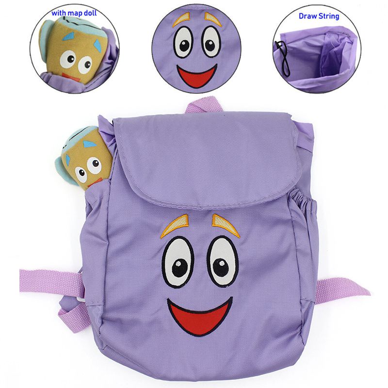 Super Cute Dora The Explorer Preschool Backpack With Plush Design Doll ...