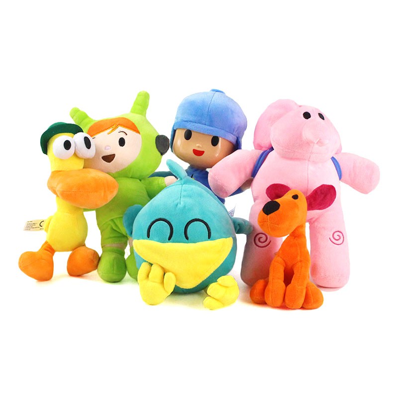 16-28cm Baby Kid Gift Pocoyo Elly Pato Loula Plushs Character Nina ...