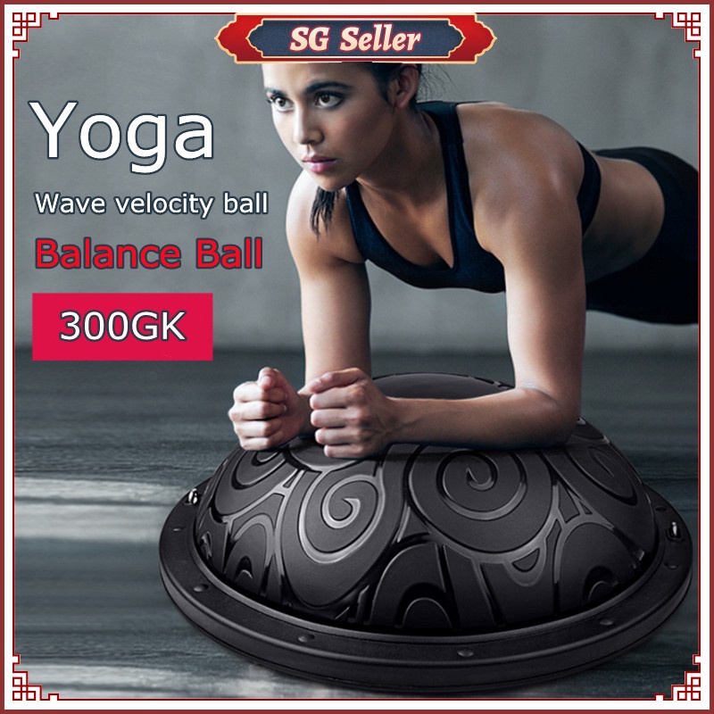 【local stock】 Bosu Ball Wave speed ball semicircle balance ball ...