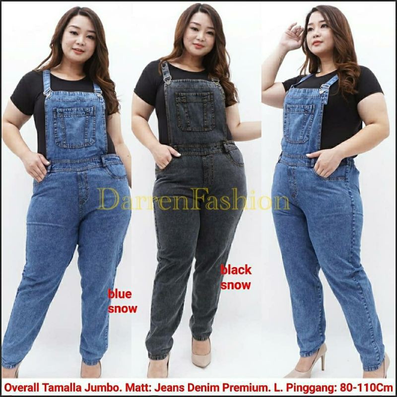 Overall Tamalla Jumbo Bigsize. Jumbo Denim Jeans Overalls Trousers ...