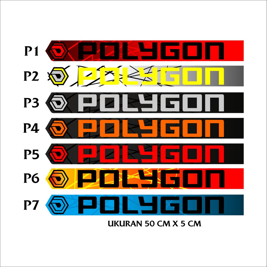 Decal Frame Bottom Polygon Sticker Ctrada Premier Scale Casacade ...