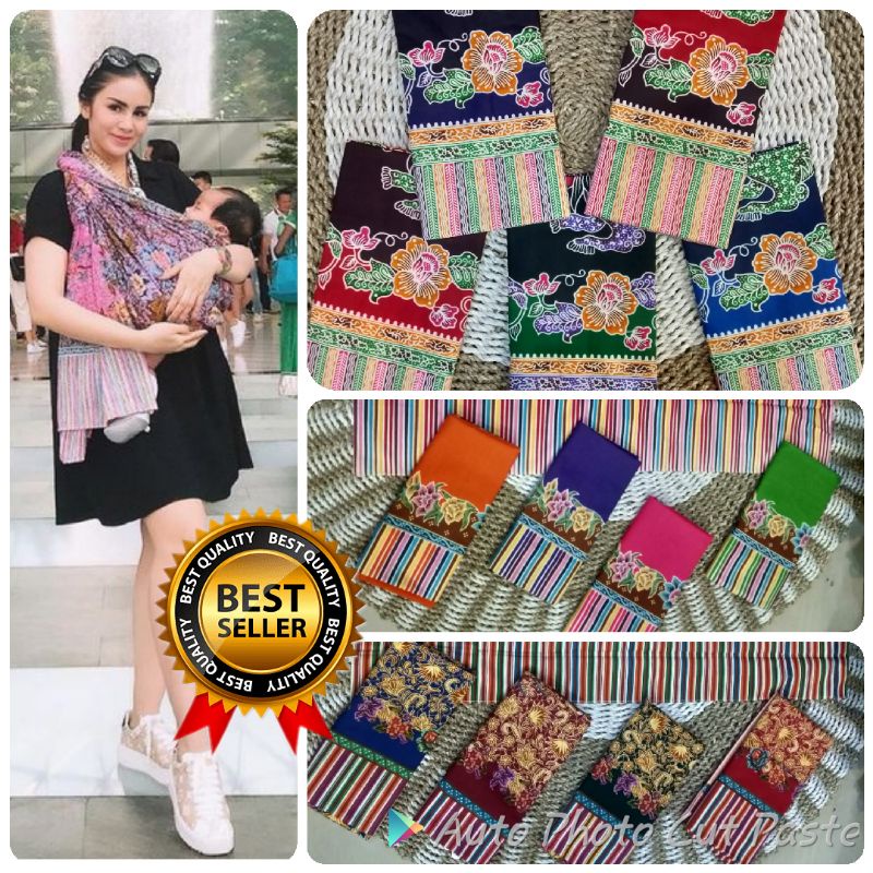 Long Size Baby Sling Batik Cloth Premium Cukin Batik Baby Sling Shawl ...