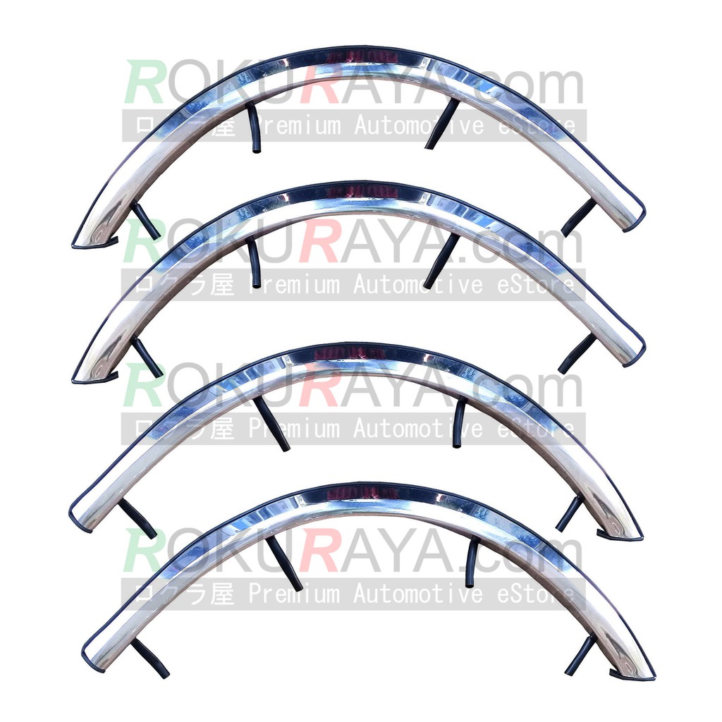 Toyota Corolla KE30 AE30 (1974 - 1979) Fender Arch Trim Stainless Steel ...