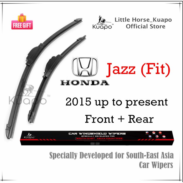 Honda Jazz Wiper Blade Set (Front/Rear) for 2015 to 2021 year Fit Car ...