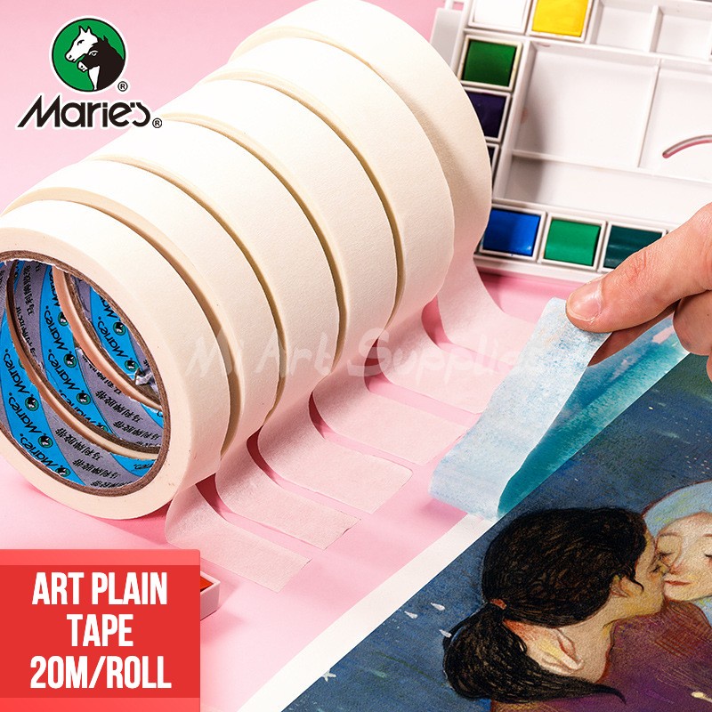【Mi Art Supplies】Plain Art Tape Art Drawing Marking Tape | Shopee Singapore