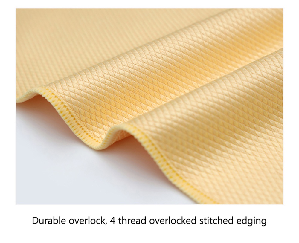 [8pcs]Thickened Nanofiber Cleaning Cloth Lint-Free Wave Pattern Fish ...