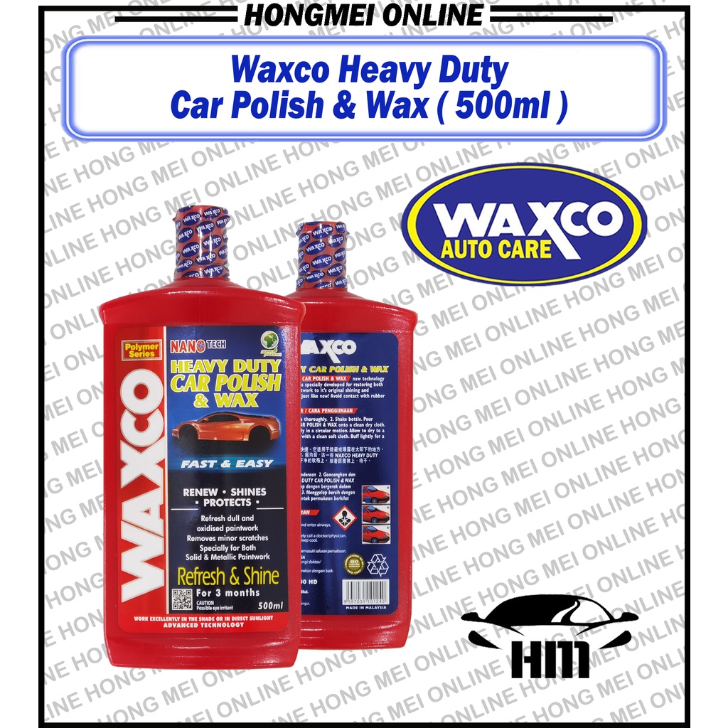 WAXCO Heavy Duty Car Polish & Wax - 500ML | Shopee Singapore
