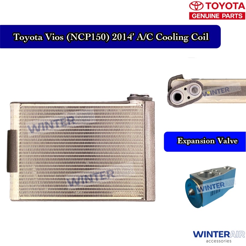 Toyota Vios NCP150 / NSP151 (2014’-Present) • Air Cond Cooling Coil ...