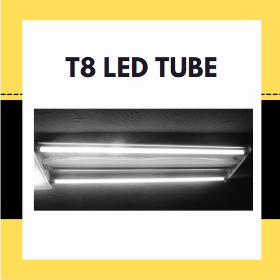 NEA Approved T8 LED Light Tube 2ft 8W 4ft 24W 30W Double Sided Double ...