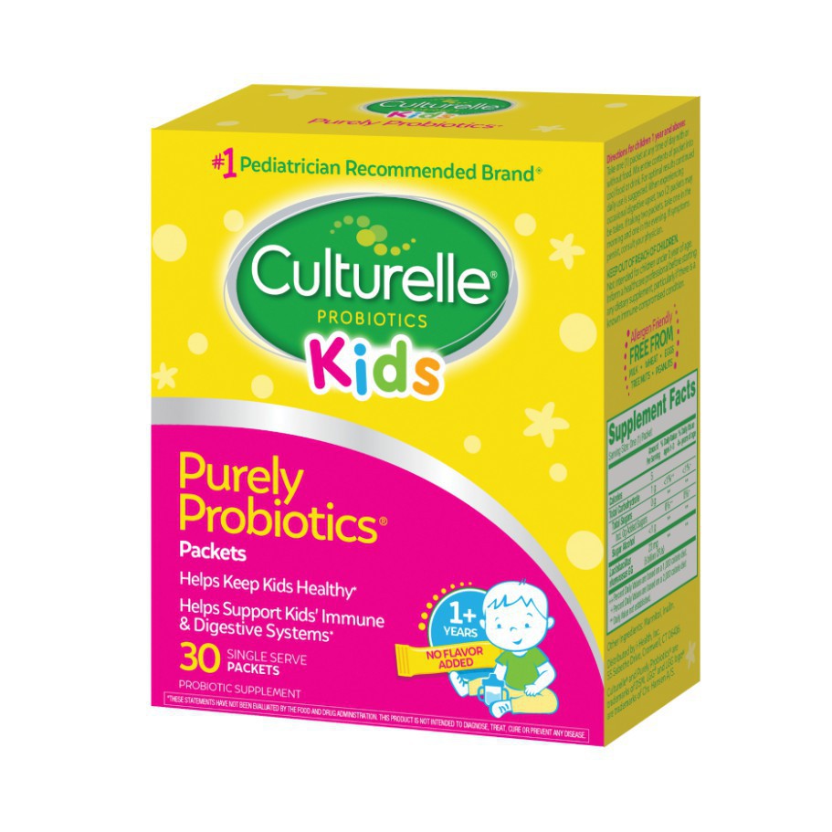Culturelle Daily Probiotics Dietary Supplement Powder - 30 Packets Baby ...