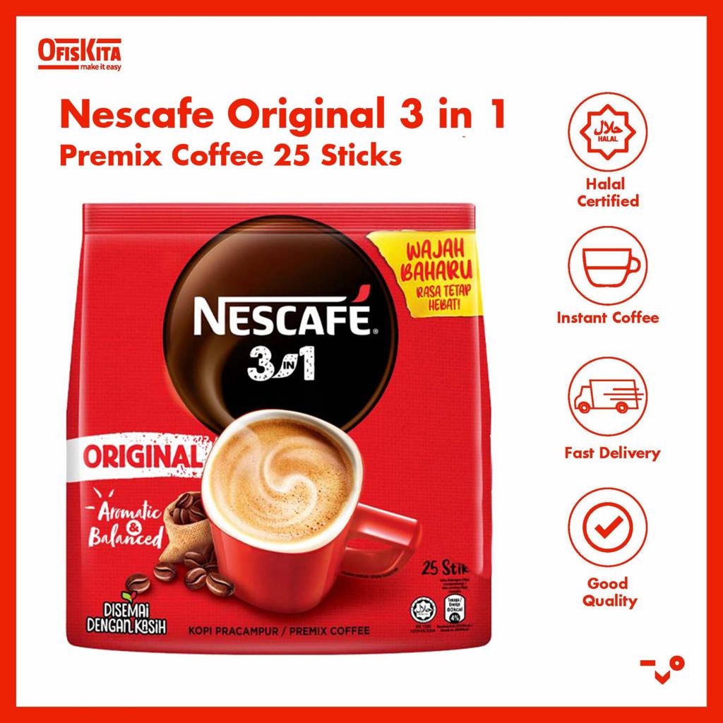 Nescafe 3 in 1 (25 stick) | Shopee Singapore