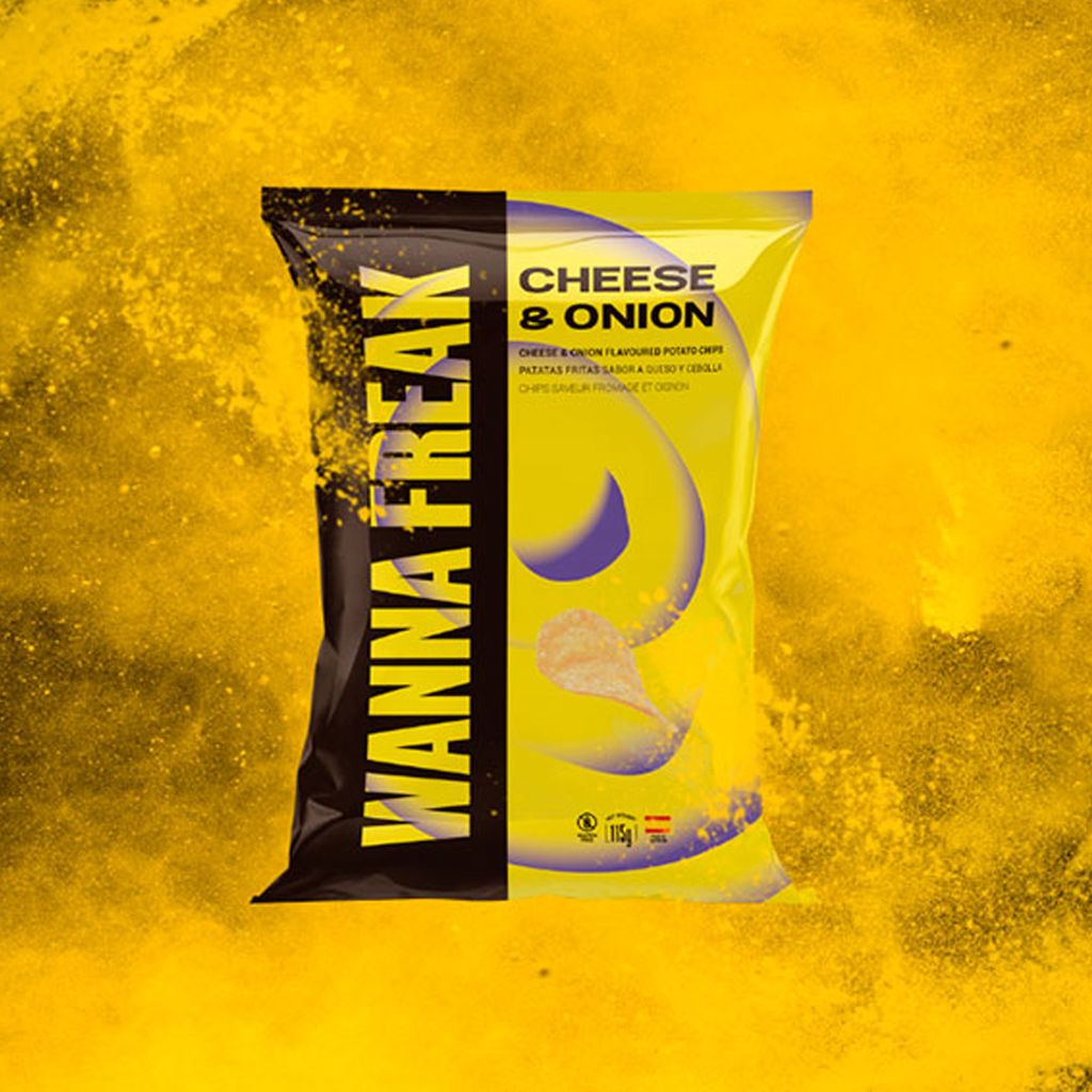 Wanna Freak Cheese and Onion Potato Chips, 115g | Shopee Singapore