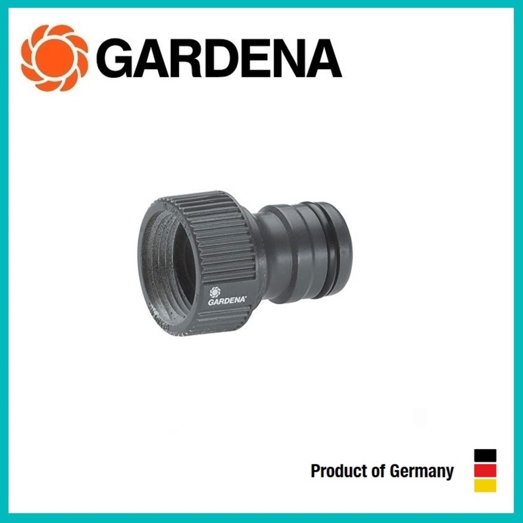 GARDENA Profi Maxi Flow System Threaded Tap Connector 26.5mm (G 3/4 ...