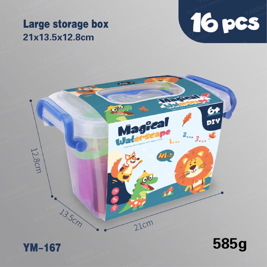 Magical Waterscape Floating Paint Set || DIY Water Aqua Jelly Gel ...