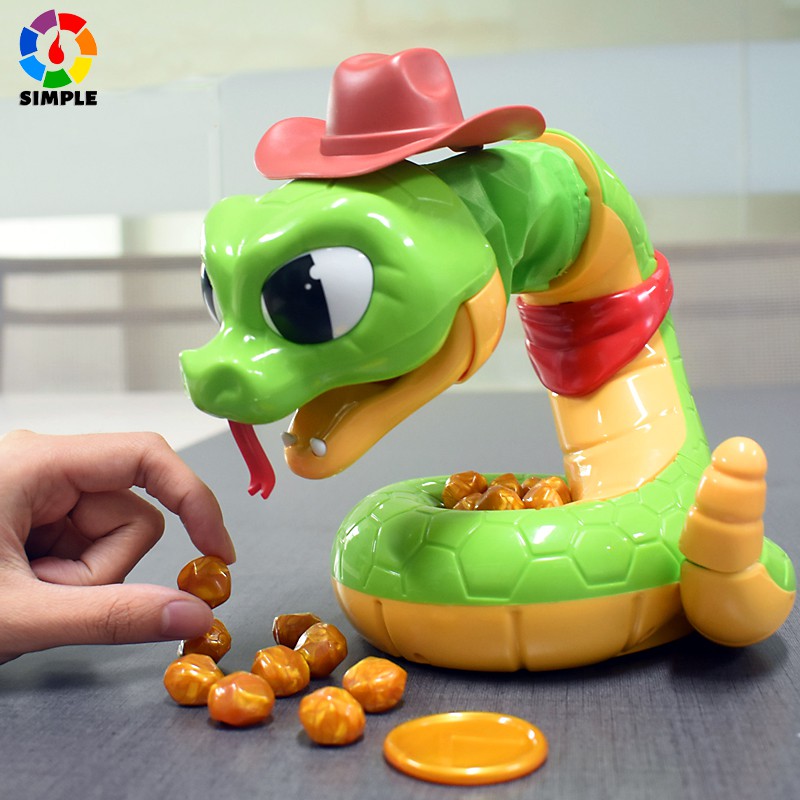 Scary Rattlesnake Tricky Toys Fun Snake Party Game Biting Hand Rattle ...