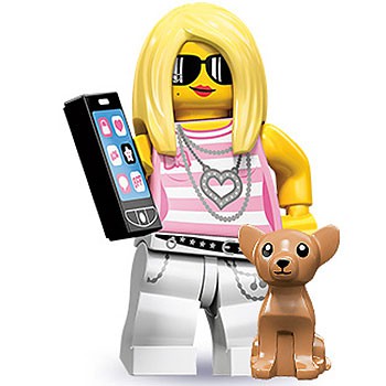 Lego Minifigures - Trend Setter (Series 10) - Used | Shopee Singapore