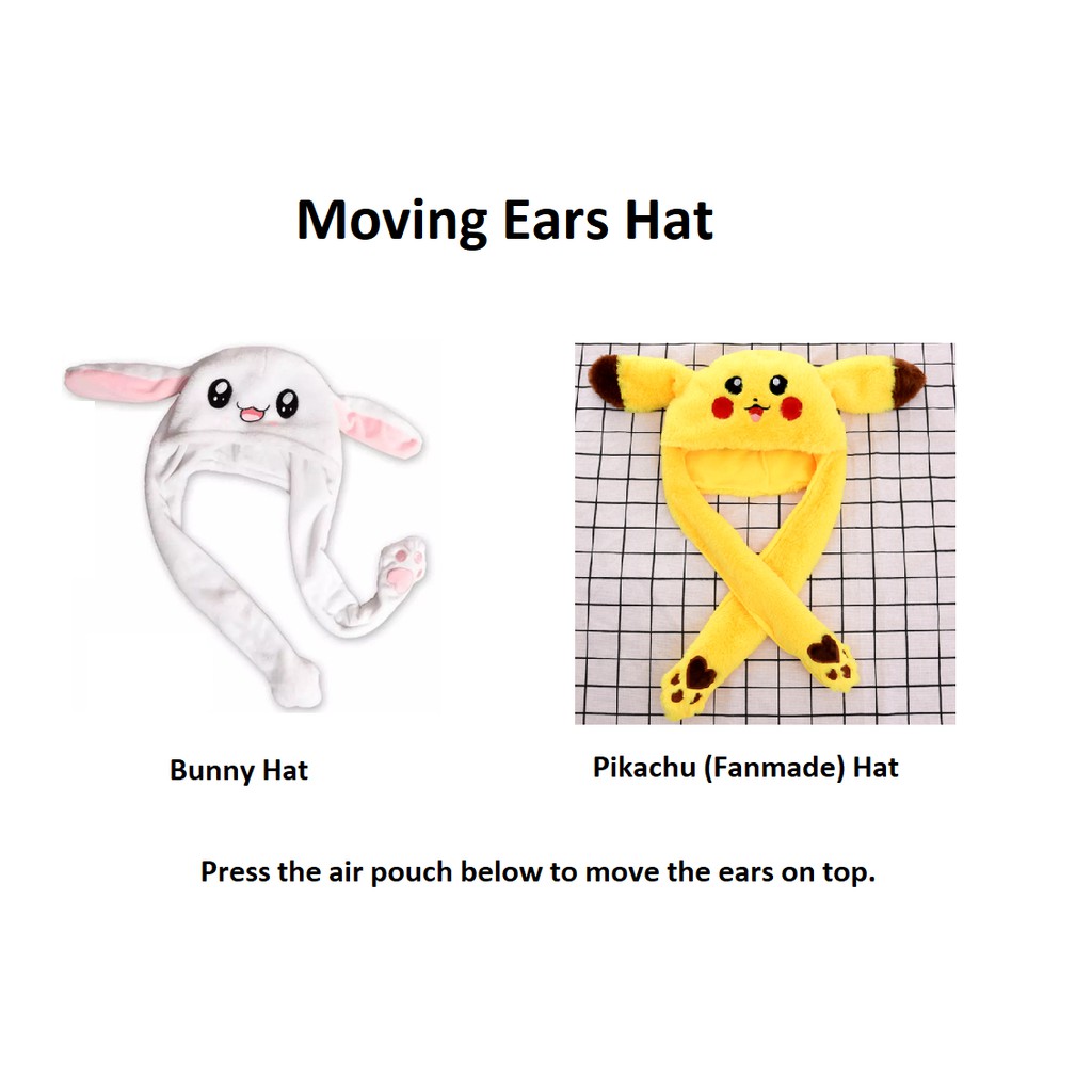 SG Seller: Popping Up Moving Ears Hat Bunny Hat Rabbit Hat As Seen In ...