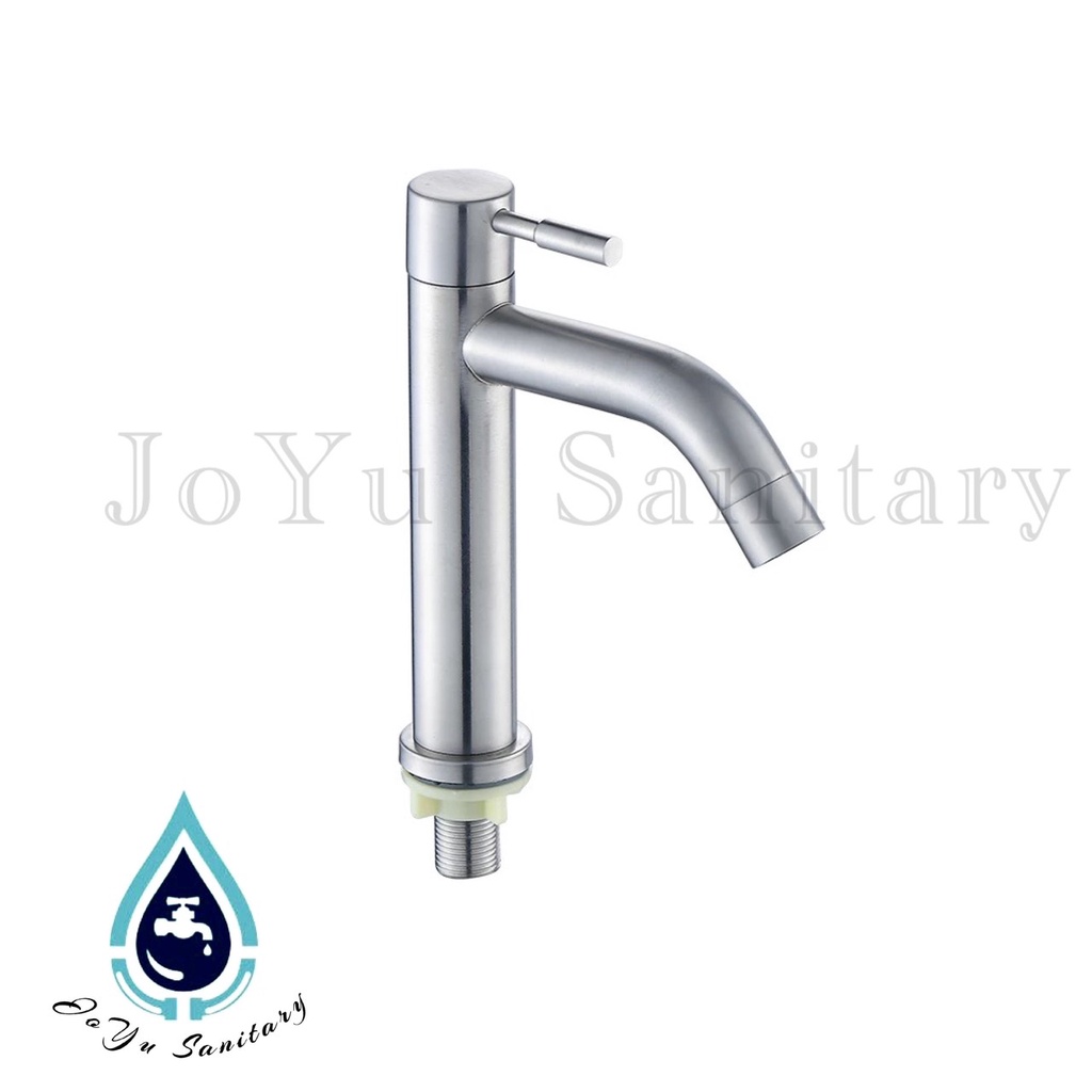 Fv12 Stainless 304 Crank Sink Water Faucet-Minimalist WashTafel Hand ...
