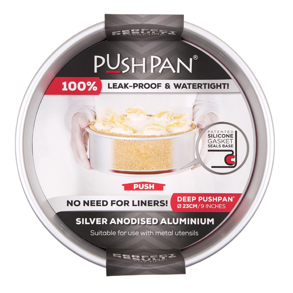 PushPan Deep Round Cake Pan - Anodised Aluminium | Shopee Singapore