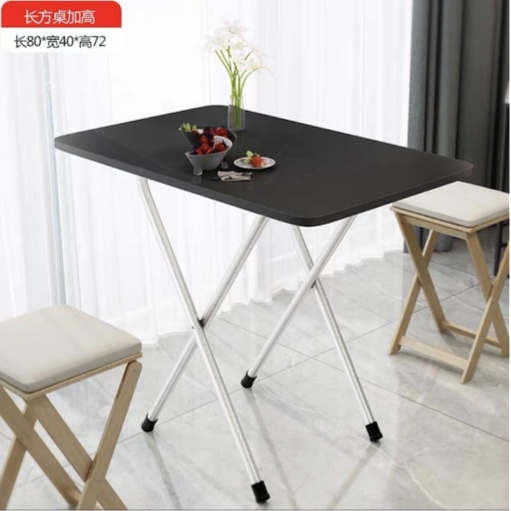 Folding Table Foldable Desk Small Light Dinner Table Eating small table ...