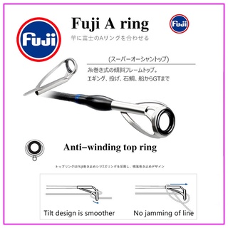 6ft/7ft All Fuji Guide Ring Carbon Fiber Light type medium fishing rod ...