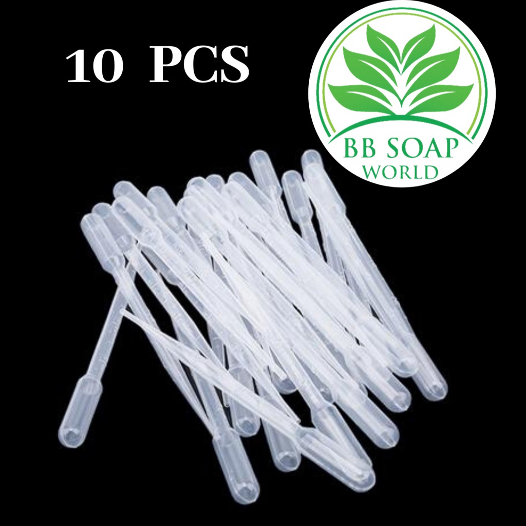 3ML Disposable Plastic Pipettes Dropper 3ml 滴管-10PCS (7066) | Shopee ...