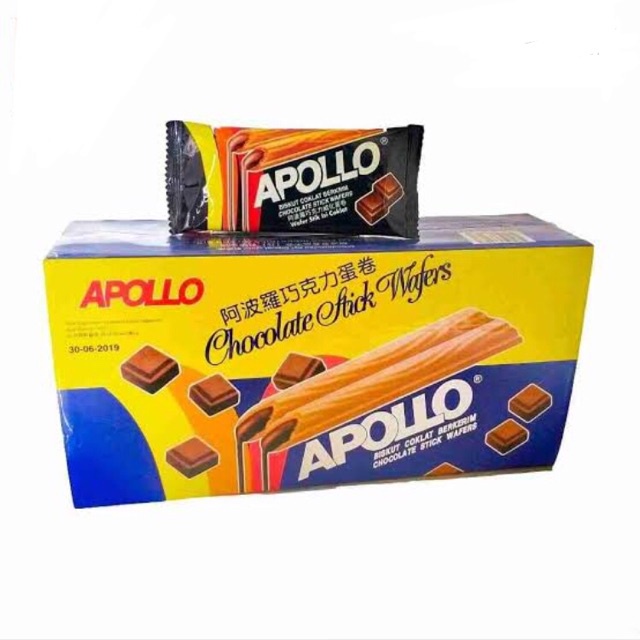 Apollo Wafer Stick Chocolate | Chocolate Stick Wafer | Shopee Singapore