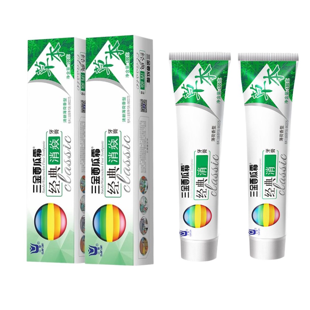 SanJin Watermelon Frost Formulated Toothpaste Peppermint Aroma (100g ...