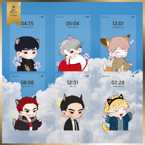 🇰🇷Monochrome Rumor Transparent Photocard Set, Monochrome Rumor Official ...