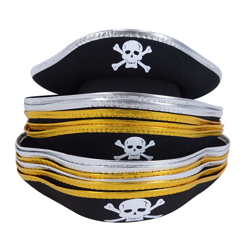 Print Skull Children / Adult Pirate Hat Cosplay Costume Cap Halloween ...