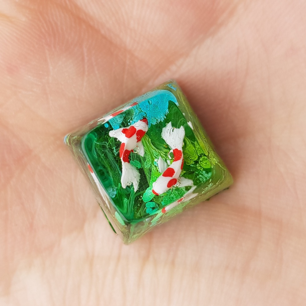 Koi Fish Keycap Decorated SA R1 Mechanical Keyboard | Shopee Singapore