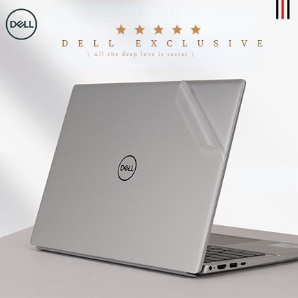 Sticker Laptop DELL Matte Transparent clear 3 Sides Skin 14'' 15.6'' 13 ...