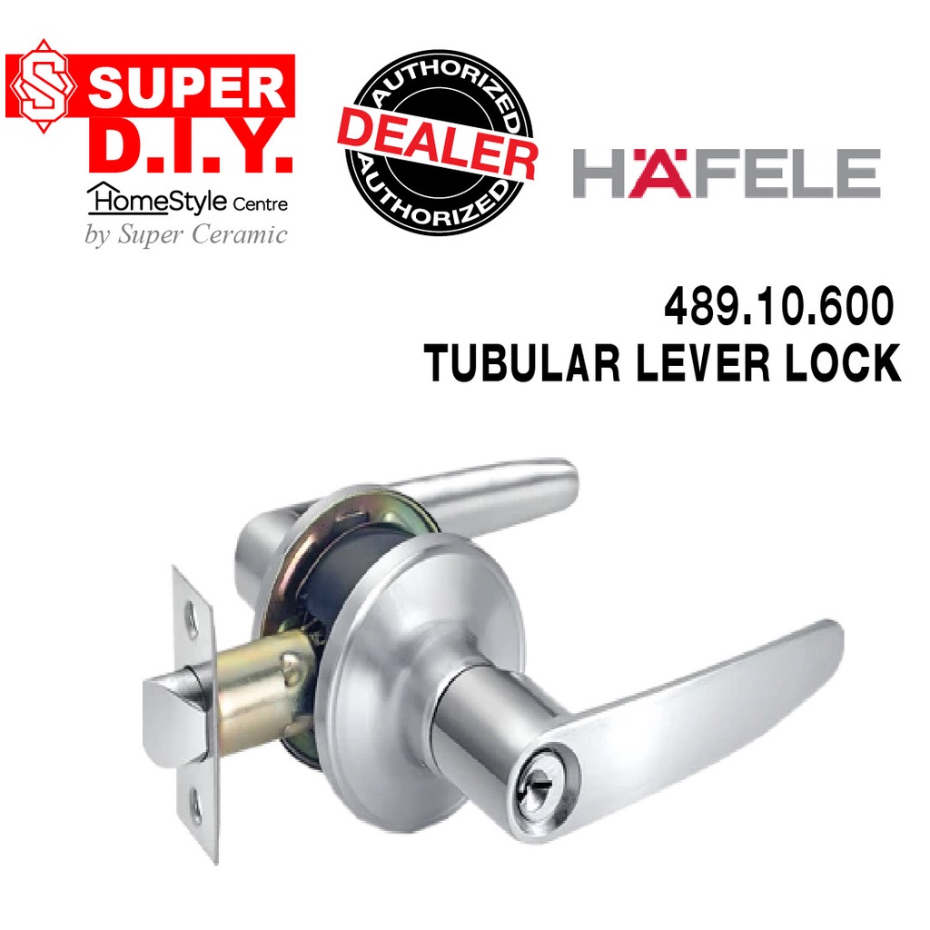 HAFELE 489.10.600 Tubular Lever Set - Zinc Diecast [5 Years Mechanism ...