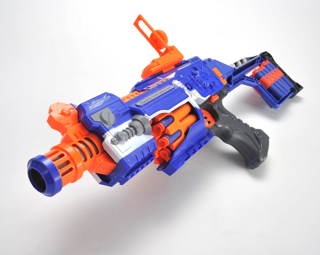 FERZ Armed Force Fighter Blaster, Includes 20 Soft Bullets, Eyeglasses ...