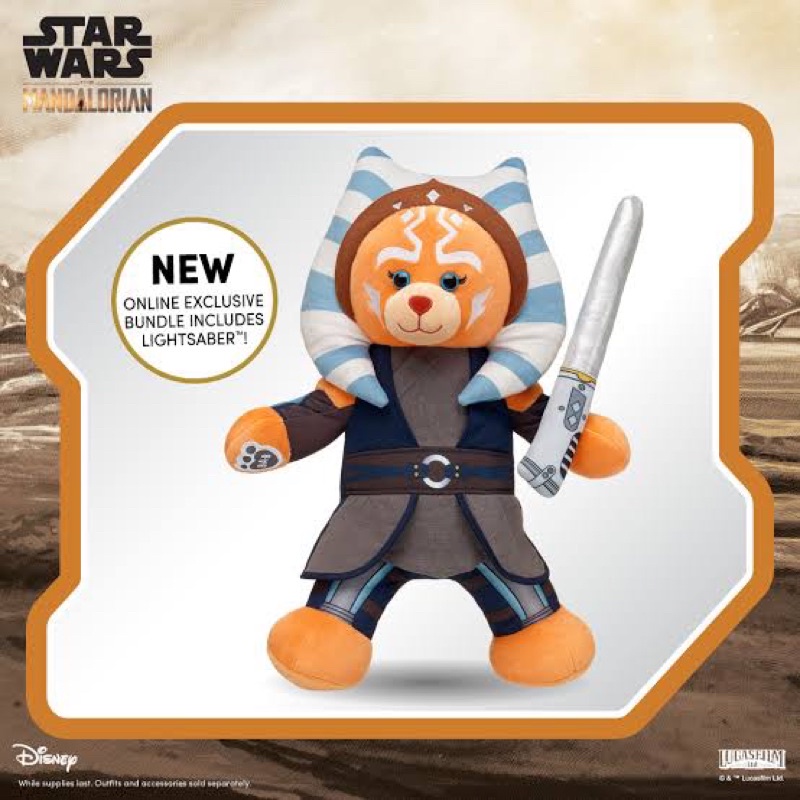 Bear Doll Brand New Imported From America Star Wars Ahsoka Tano Build A ...