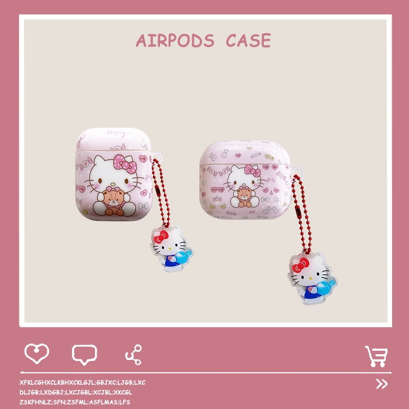 Hello kitty cat case for airpods pro gen 2 1 2 3 pro protective cover ...