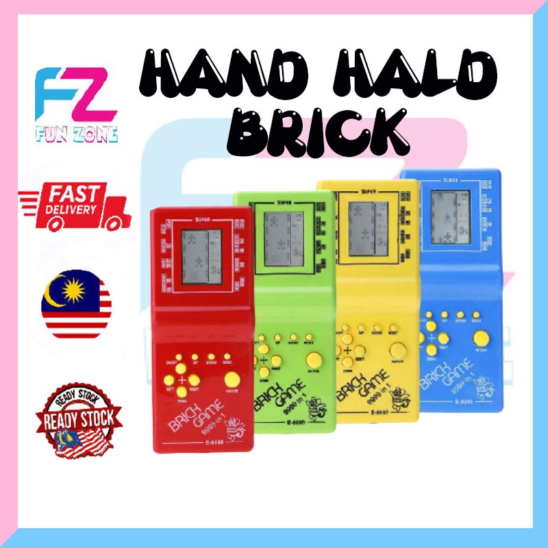 90's KIDS MEMORIAL CHILDHOOD TOYS JUMBO BRICK GAME CLASSIC CONSOLE ...