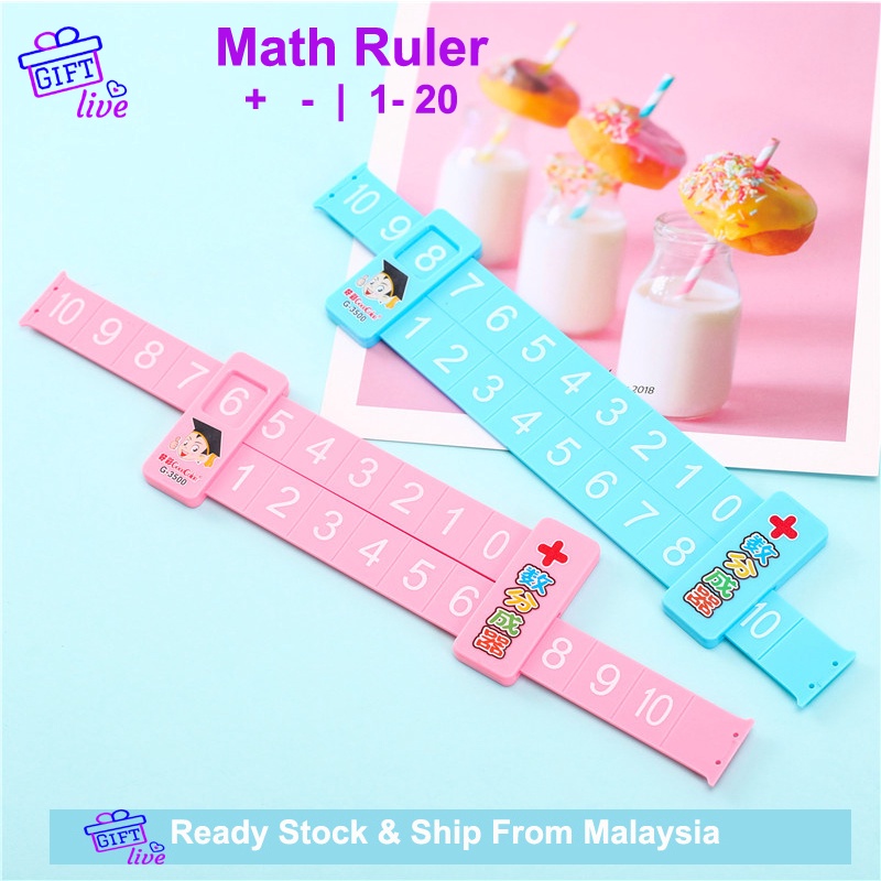Math Mathematics Decomposition Rulers Plastic Addition Rulers Portable ...