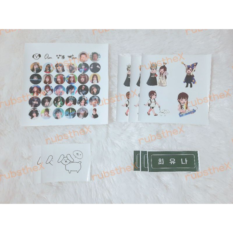 Gfriend YUJU Sticker Set from YUJU 2019 Exhibition Goods "FALL IN YUJU ...