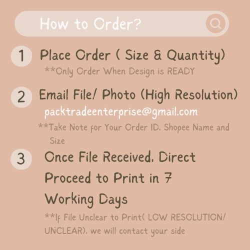 A5/ A6 / A7 (1/ 2 SIDE PRINTING) Custom Printing Thank You Card Kad ...