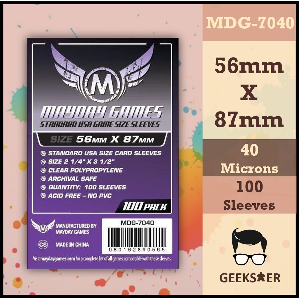 7040 Mayday Standard USA (56 X 87mm) [Mayday Sleeves] | Shopee Singapore