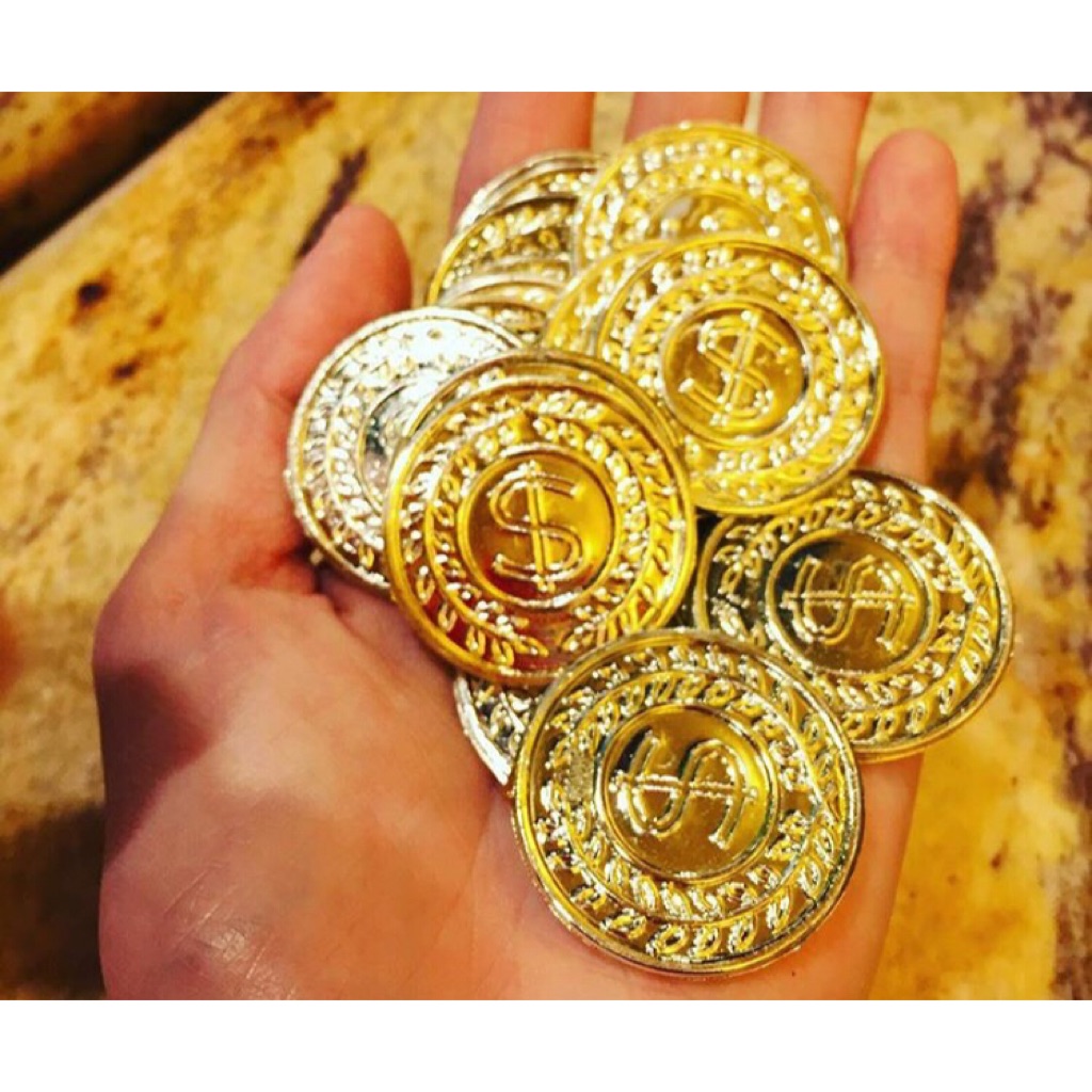 Gold coin tooth fairy or games coin reward coins | Shopee Singapore