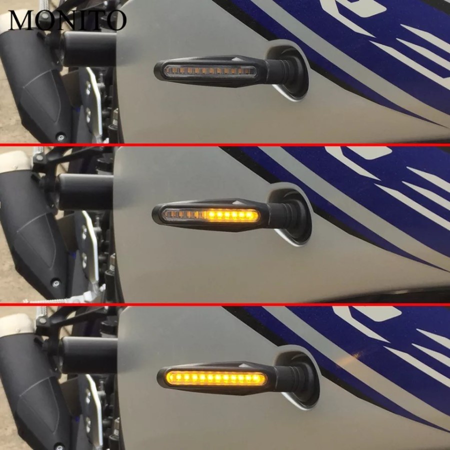 Led running turn signal lights R15 v4 xsr155 ninja250 z250 z800 z900 ...