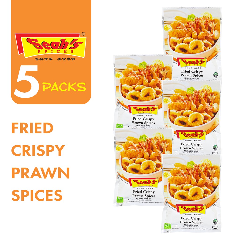 SEAH'S SPICES Fried Crispy Prawn Spices Premix Tempura Powder | Shopee ...
